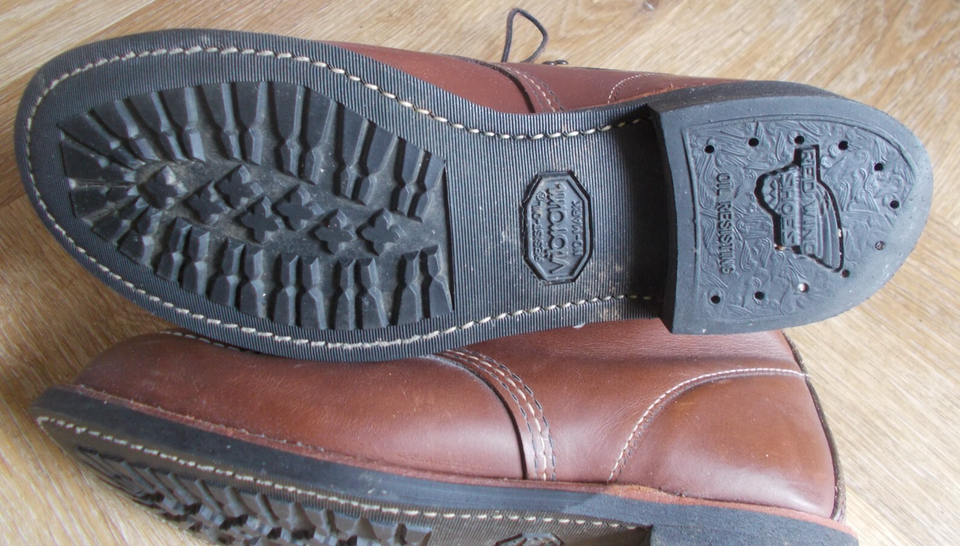 Red Wing 2954 Copper Moc Toe Amber Portage Leather Boots UK 8 US 9 EU ...