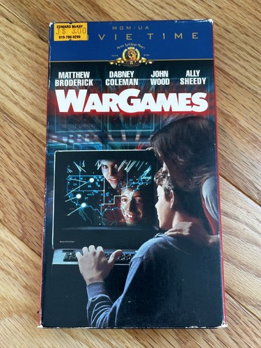 Wargames VHS Tape 1983 Broderick 80s Retro Vintage | eBay