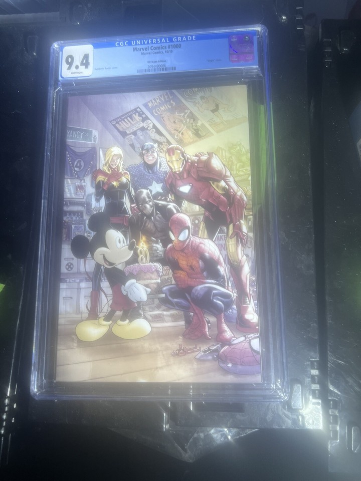 Marvel Comics #1000 D23 1st Marvel Mickey Humberto Ramos | CGC 9.4 rare ...