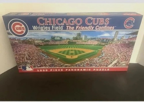 Chicago Cubs Puzzle Wrigley Field 1000 Piece Panoramic Jigsaw ...