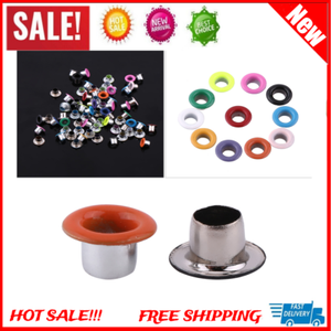 New Colorful 500 Sets Size 3mm Eyelets For Leather Craft Eyelet Card ...
