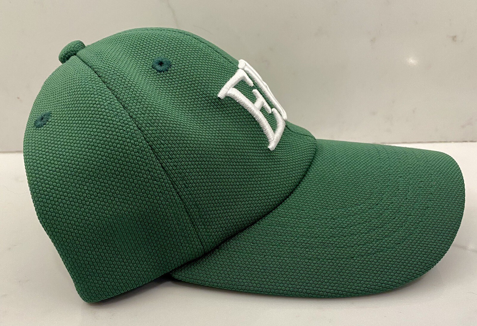 EDISTO BEACH "EB" HAT BALL CAP GREEN WHITE EMBROIDERED LETTERS COOT'S XS-S | eBay