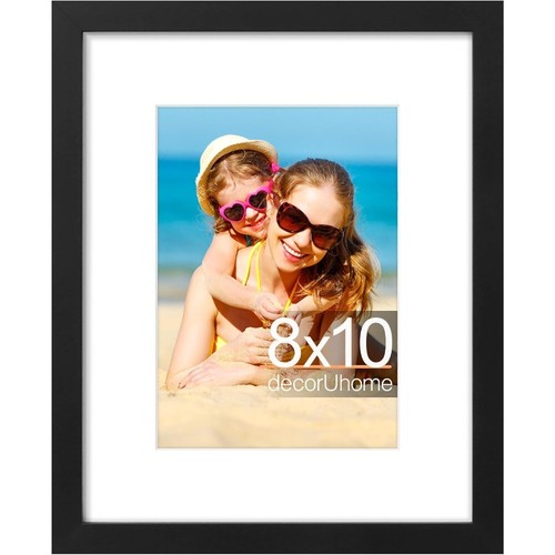 8x10 Picture Frame, Display Pictures 5x7 with Mat or 8x10 without Mat ...