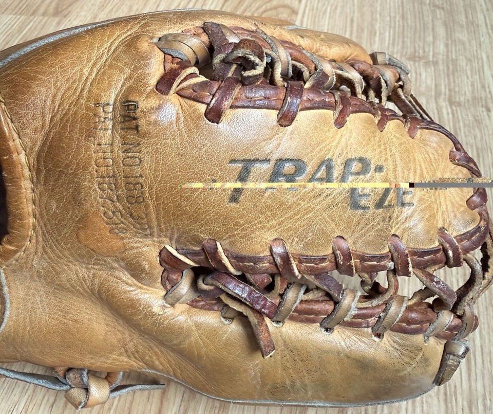 Rawlings Glove TG36 usa vintage Original Rare trapeze 12” No Ink Hank ...