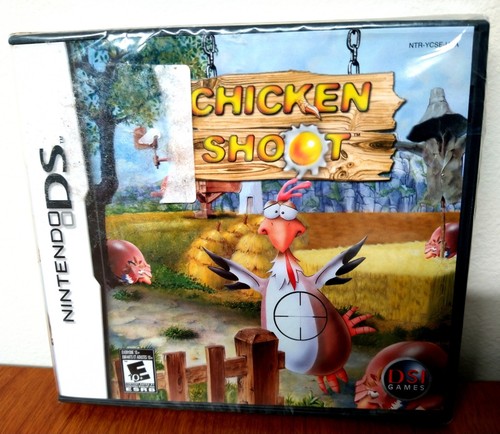 Chicken Shoot (NDS Nintendo DS, 2007) Y-FOLDS DSi Games NEW FACTORY ...