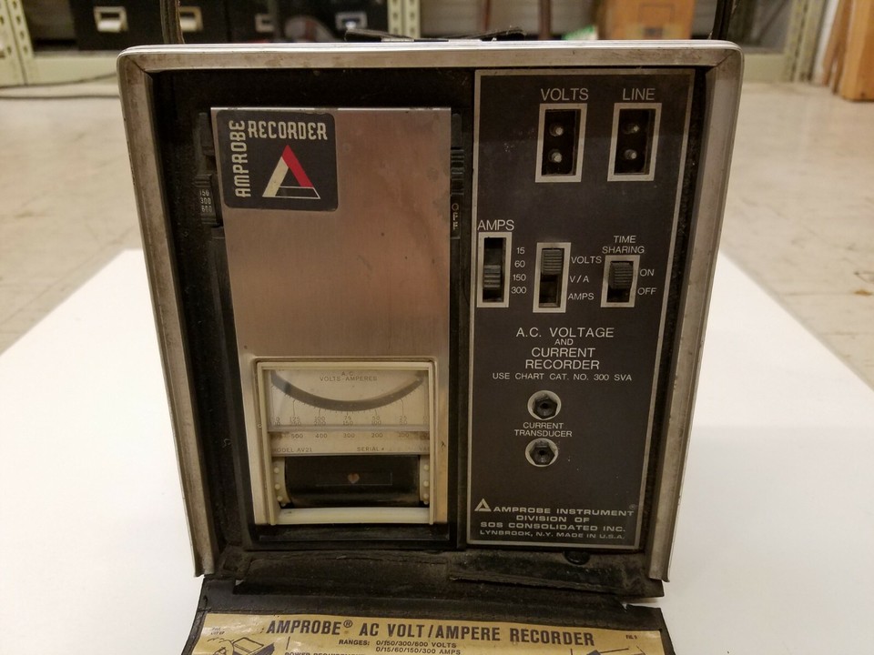 Amprobe AC Volt/ Ampere Recorder Ranges: 0/150/300/600 Volts | eBay