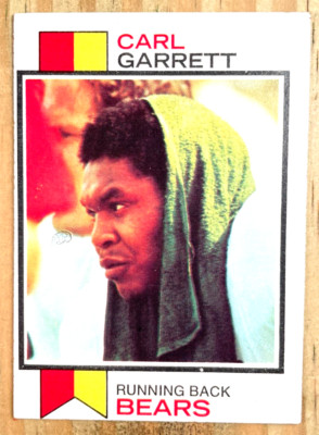 1973 TOPPS CARL GARRETT CARD#326 NEW ENGLAND PATRIOTS RAIDERS BEARS ...