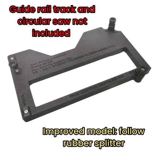 Dewalt DCS391 DCS565 adaptor base Circular Saw guide rail track Made in ...