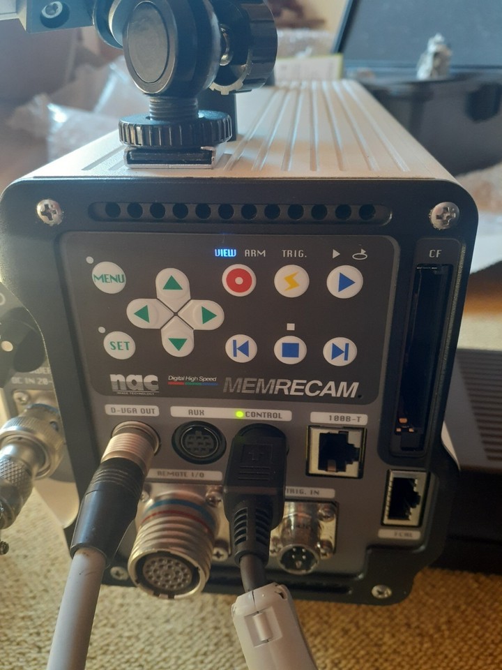 NAC Memrecam Fx K3 HIGH SPEED CAMERA W/ ACCESORIES CASE EQU PHANTOM ...