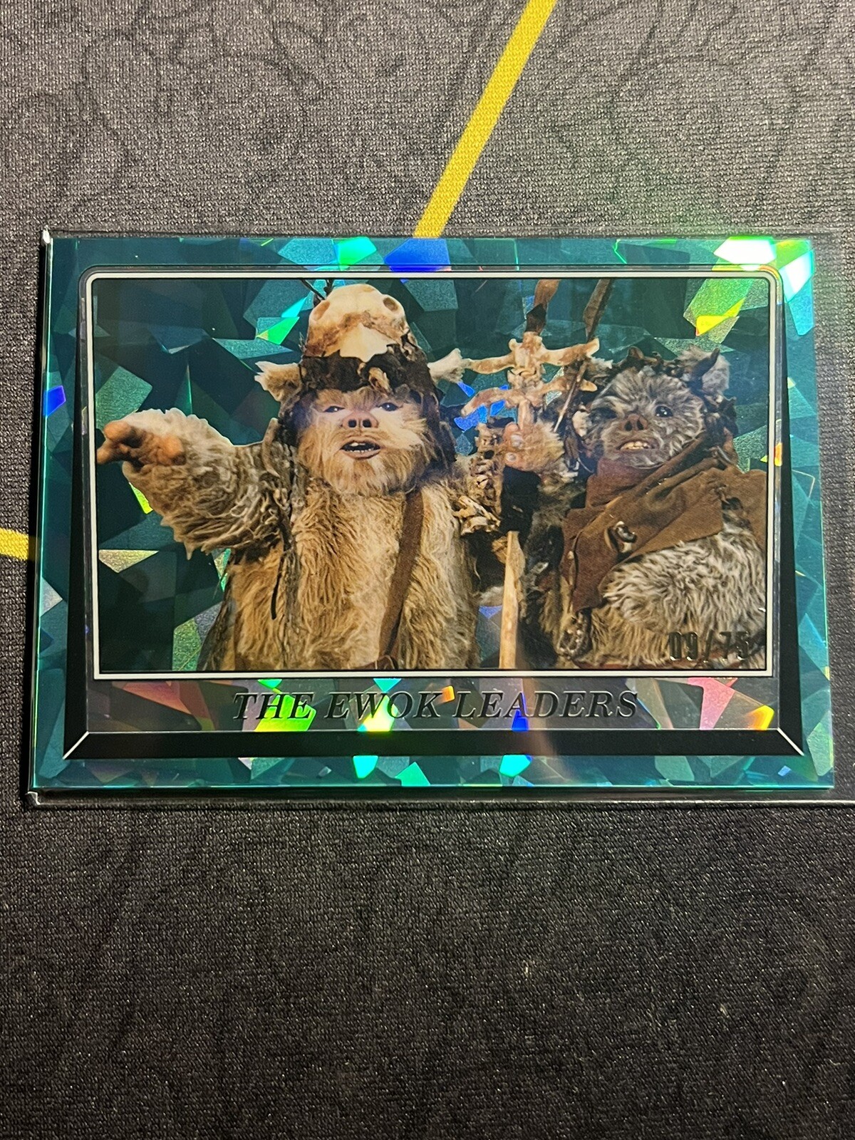 2023 Topps Star Wars Return Of The Jedi Sapphire Teal #84 The Ewok ...