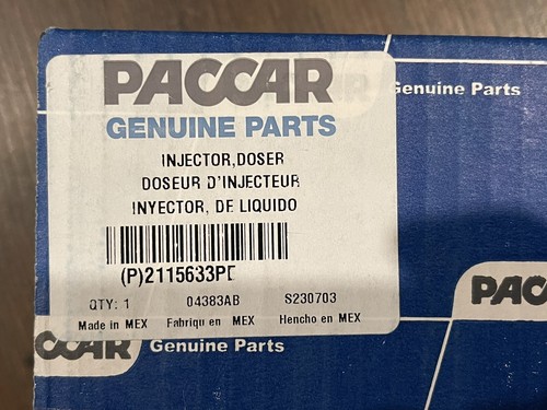 Genuine PACCAR 2115633PE Injector Doser 4377650 for Cummins for sale ...