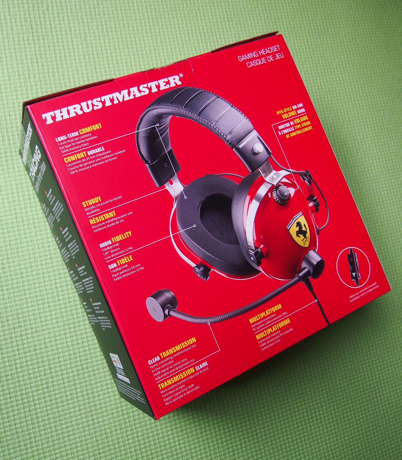 Thrustmaster T.Racing Scuderia Ferrari Edition Multiplatform Headset | eBay