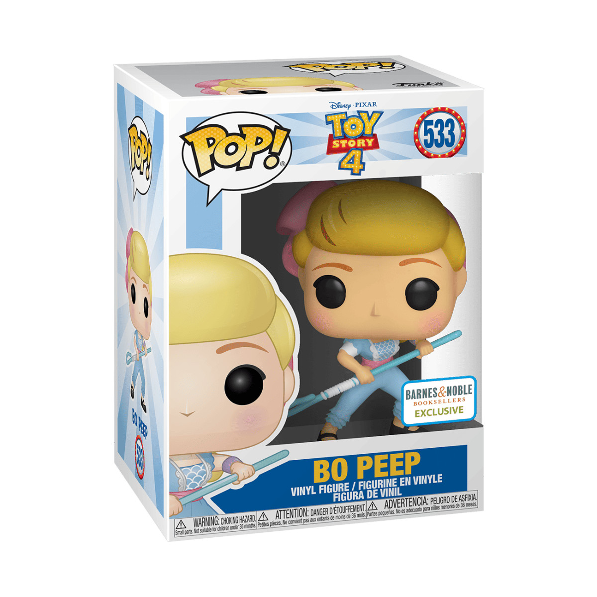 Funko Pop! Vinyl: Pixar - Bo Peep - Barnes and Noble (Exclusive) #533 ...
