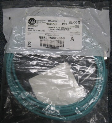 Allen-Bradley 1585J-M4UBJM-5 Ethernet Patchcord Series A | eBay