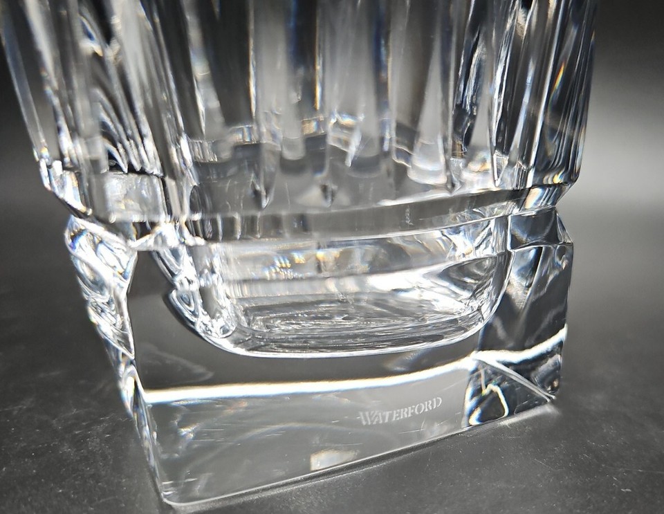 Waterford Crystal CLARION Martini Pitcher EXCELLENT Square Vertical Cut ...