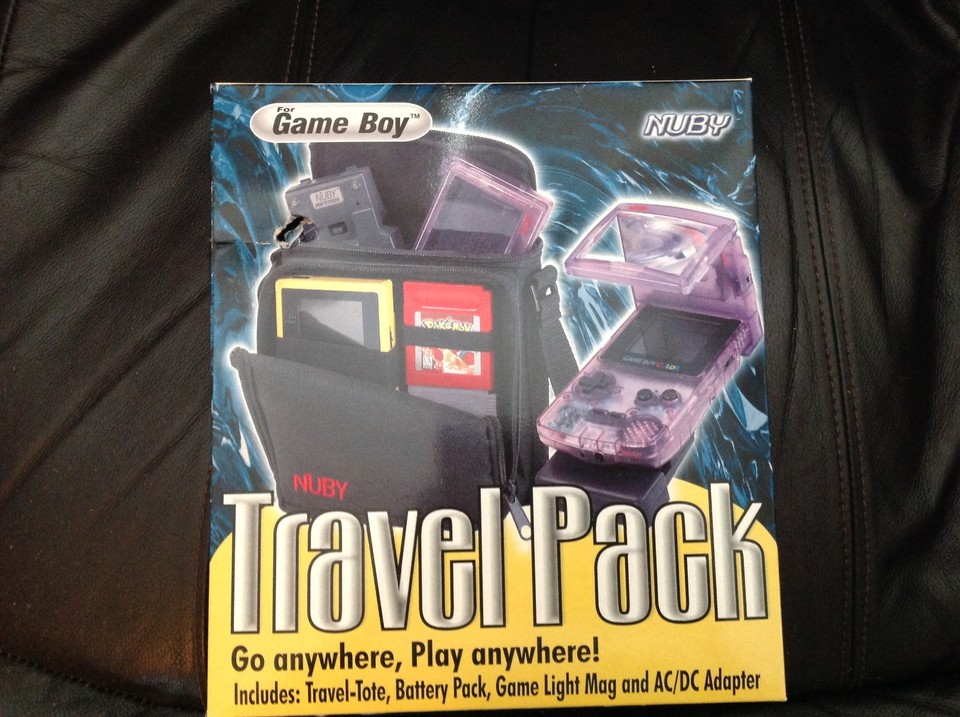 NUBY Original Gameboy Play & Carry Case, Battery Pack, Adaptor, Mag ...