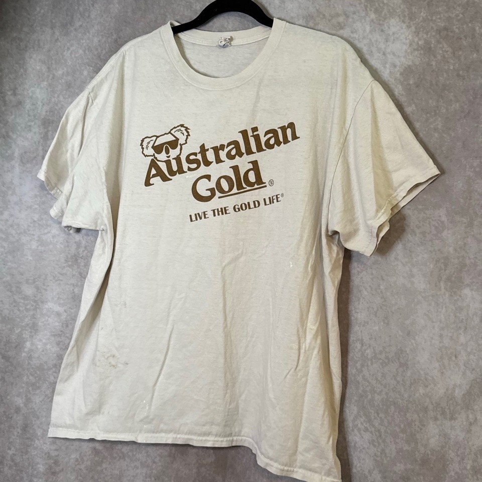 Vintage 90's Australian Gold Sun Tan Lotion Promo Tee Koala Size XL ...
