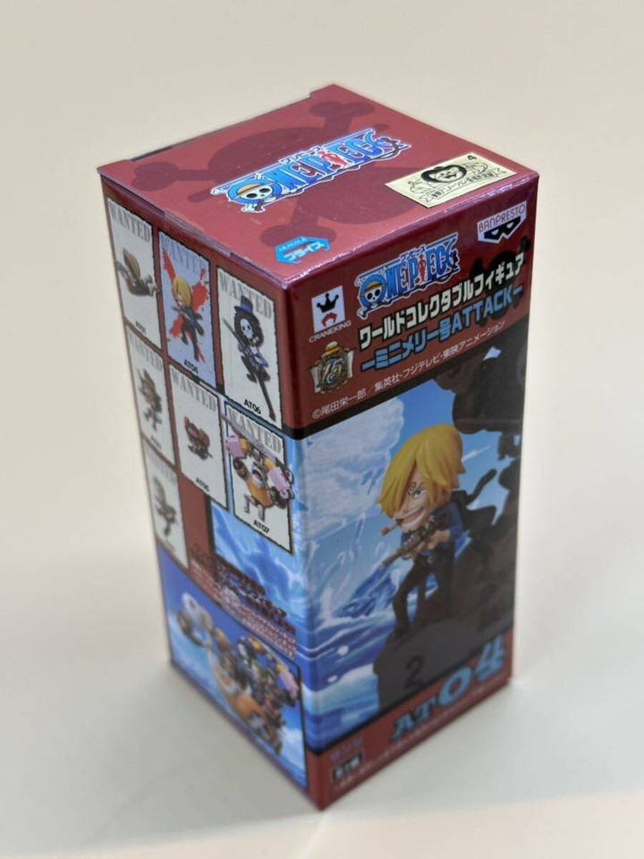 Unopened One Piece World Collectible Figure Mini Mary Attack Sanji WCF ...