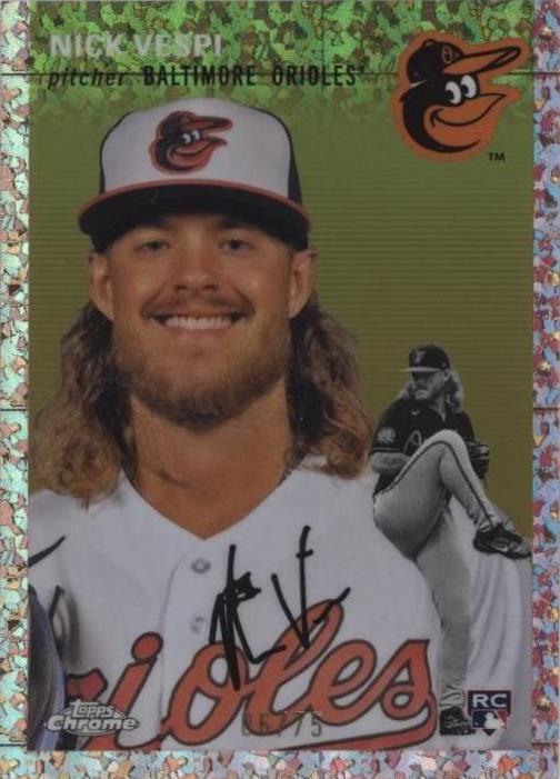 2023 Topps Chrome Platinum Anniversary - Nick Vespi #91 Rose Gold Mini ...