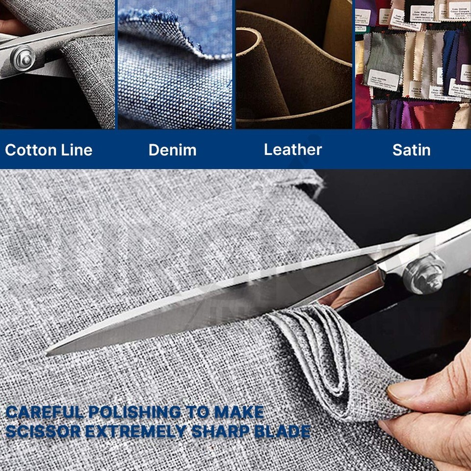 Tailor Scissors 8” Sewing Dressmaking Upholstery Fabric cutting Taylor ...