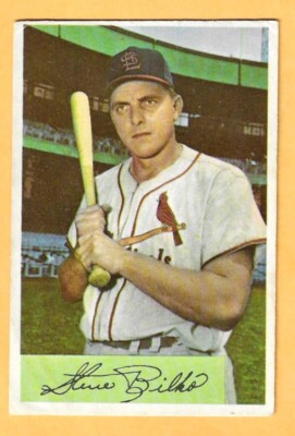 1954 Bowman Baseball #206 St. Louis Cardinals Steve Bilko | eBay