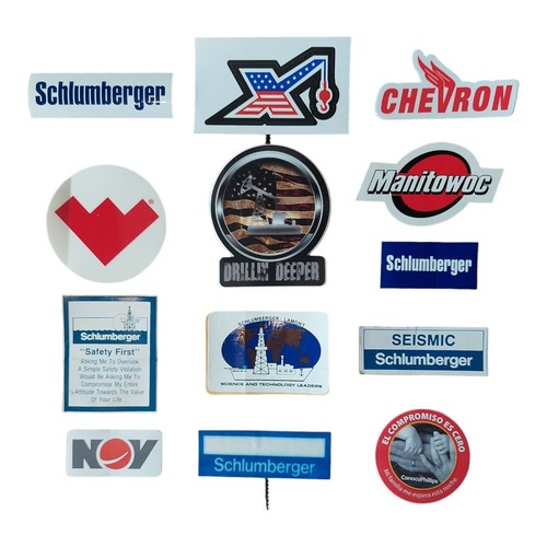 Schlumberger Nov Maxim Manitowoc sticker Iron Worker Oilfield Steel ...