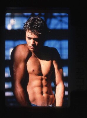 Mitch Gaylord American Anthem Shirtless Washboard Abs Original 35mm