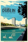 Travel Posters Dublin - Ireland Travel Poster, Retro, Vintage Poster | eBay