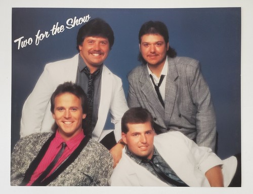 1980s Two For The Show Cover Band Country Rock Mullet Skinny Tie Vtg ...