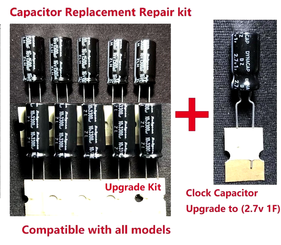 ALL Original XBOX V1.0 - V1.6 Motherboard Capacitor Repair kit / Clock ...