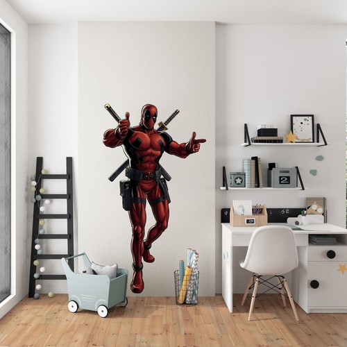 Deadpool Marvel Superhero Wall Decal Wall Sticker Kids Room Wall Art | eBay