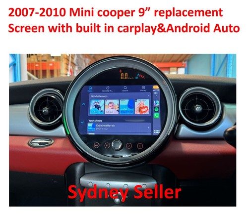 2007-2010 Mini Cooper 9" android screen with built in carplay&android ...