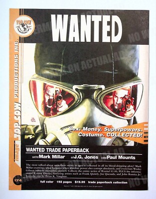 Wanted Image Top Cow Productions Comics 2005 Print Magazine Ad Poster ...
