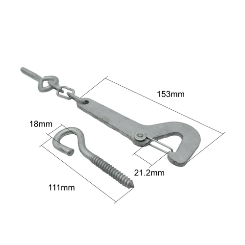 Field Gate Latch Catch Farm Lock Paddock Heavy Duty Farm Equine ...