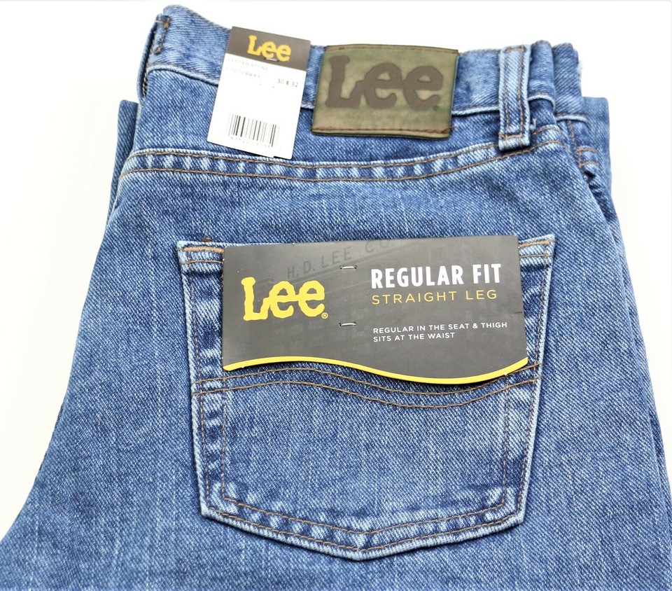 New LEE Regular Fit Jeans All Men’s Sizes Four Colors Lee Classic ...
