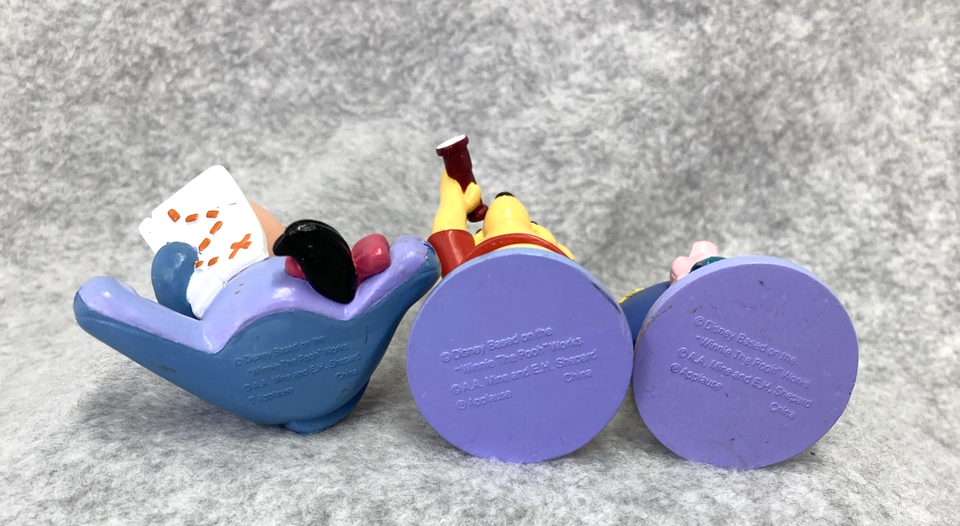 Disney Lil’ Classics Winnie the Pooh, Eeyore & Piglet PVC Figures Set ...