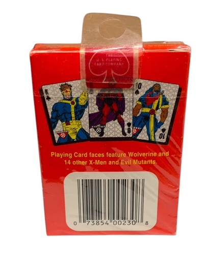 Marvel X-Men Playing Cards Factory Sealed Box 1993 Made USA New | eBay