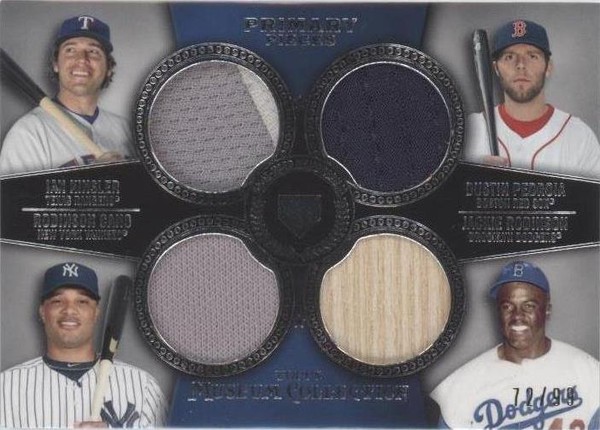 2013 Topps Museum Collection - Primary Pieces Four Player Quad Relics # ...