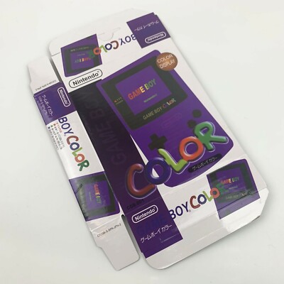 Nintendo Gameboy Color console GBC Packing box Non original | eBay ...