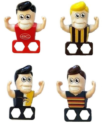 VINTAGE AFL TEAM FINGER PUPPET WEST COAST CROWS HAWTHORN GOLD COAST ...