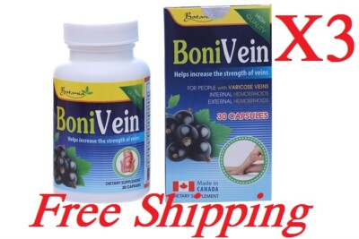 3x BoniVein Treatment Varicose Veins,Internal Hermorrhoids,External ...