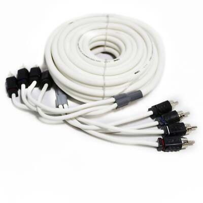 RCA 25 Feet Marine Tinned OFC 4 Channel Shielded Noise Reduction Cable ...