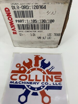 Raymond Forklift 1-105-130/100 Contactor Assembly 200A 24VDC ...