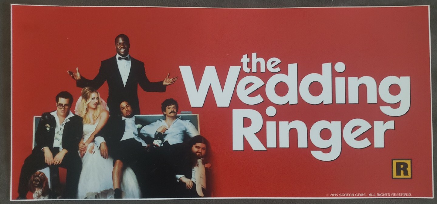 The Wedding Ringer 6x13 Movie Theater Mylar Kevin Hart | eBay