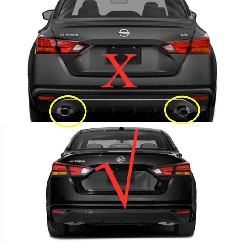 For Nissan Altima 2019-2020 2021 ABS Rear Bumper Cover Lip Diffuser ...