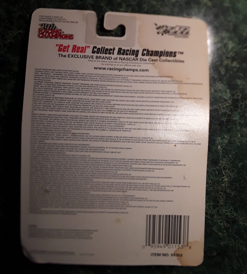 Wally Dallenbach #46 First Union 1997 1/64 NASCAR by Racing Champions ...