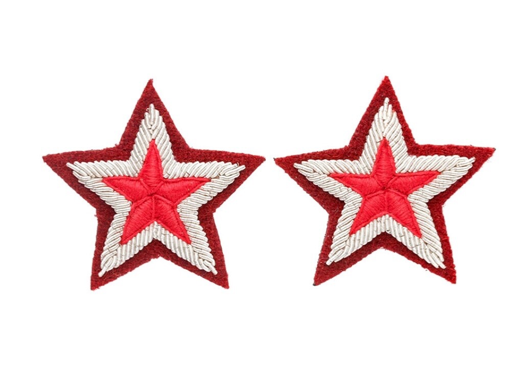 GUGB / VV OF NKVD senior staff insignia sleeve stars patches m1935 ...