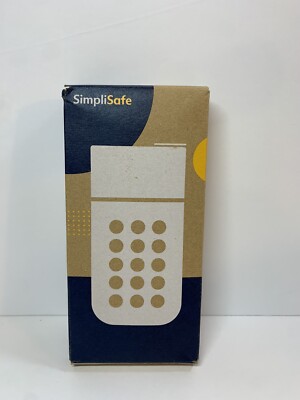 SimpliSafe Keypad GEN3 Wireless White SSKP3-W Touch-to-Wake Security ...