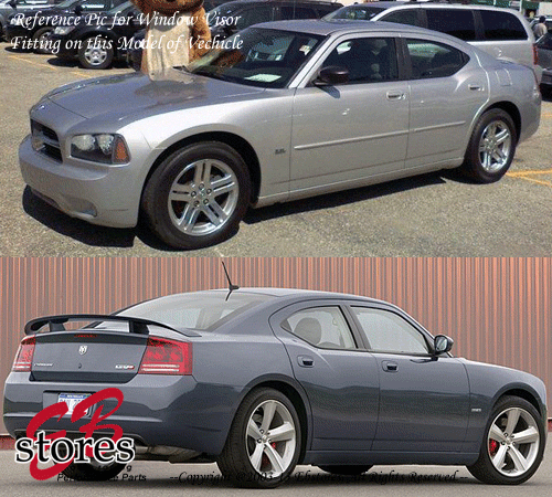 Vent Shade In-Channel Window Visor Sunroof Type2 5pc For Dodge Charger ...