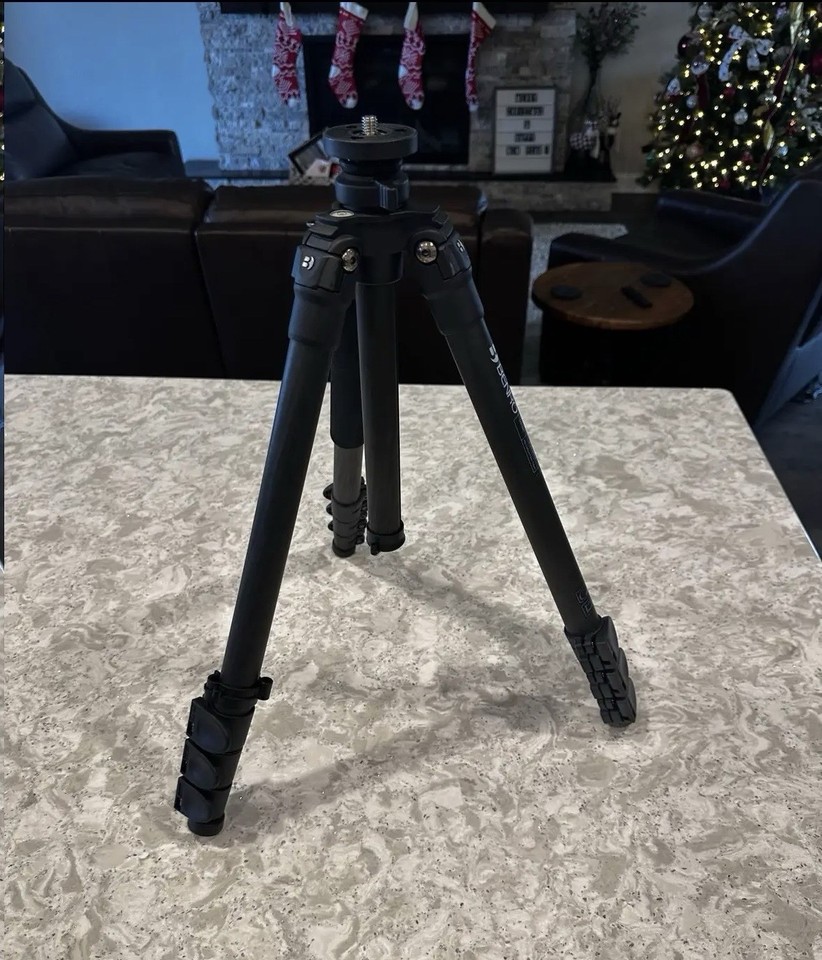 Benro TAD28C Series 2 4-Section Adventure 8X Carbon Fiber Tripod, Flip ...